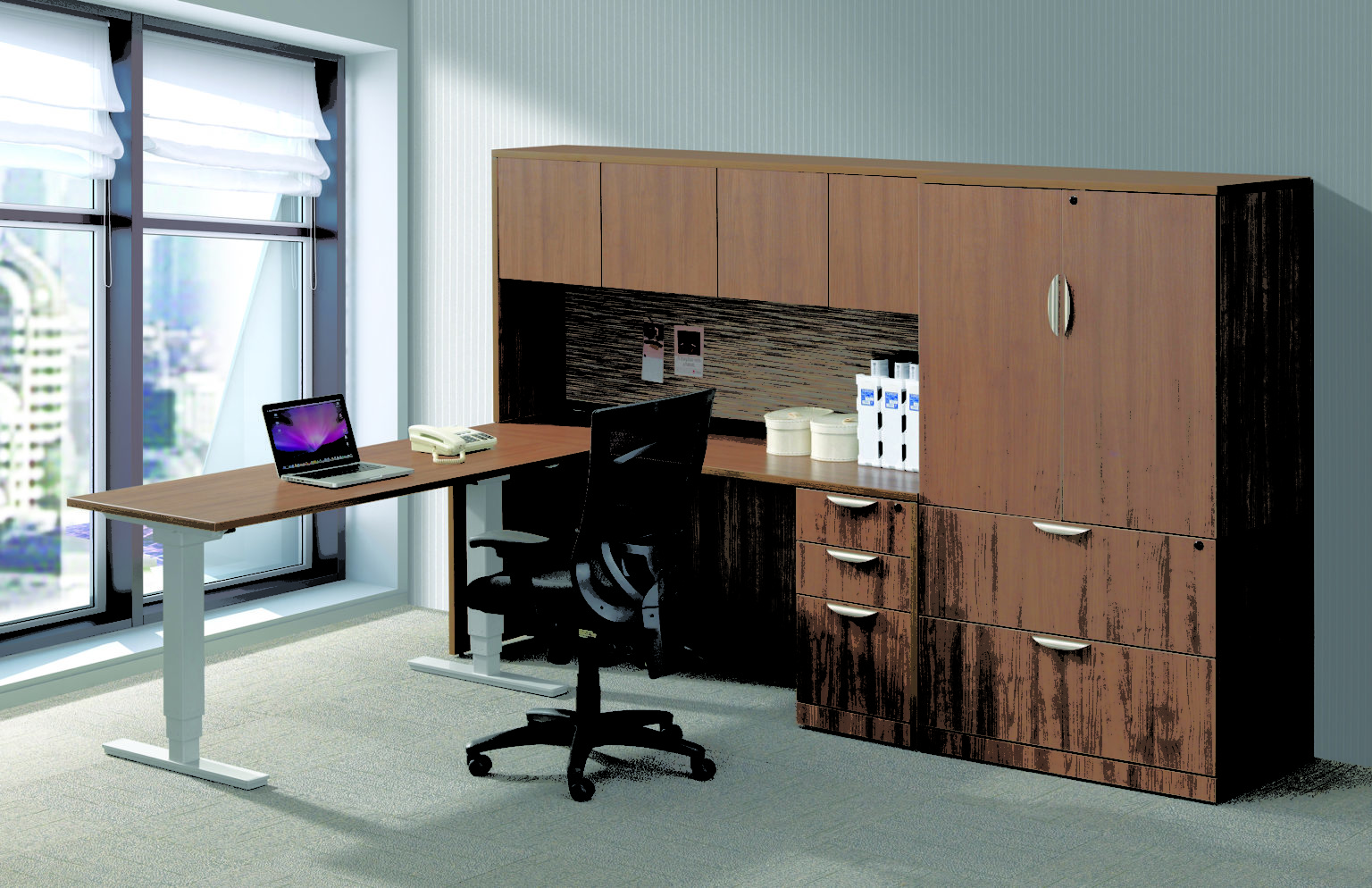 Sit-Stand Units & Ergonomics - Cubicles Plus Office