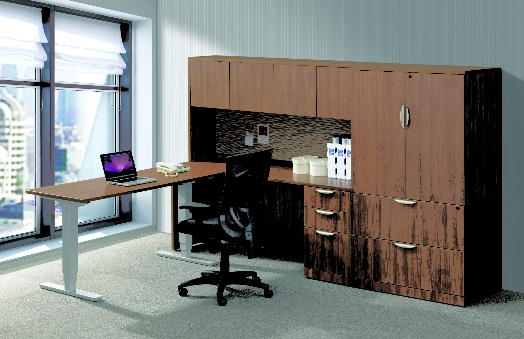 Sit-Stand Units & Ergonomics - Cubicles Plus Office